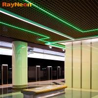 China 8mm Width Green RGB COB LED Strip Light DC12V DC24V Commercial Decorative Neon Light for sale
