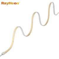 China D Shaped Flexible 8mm Wide COB Neon LED Strip Silicone Waterproof Embedded LED Light Strips for sale