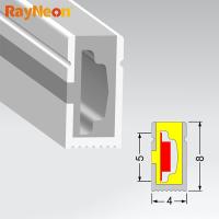 China Mini Side View Neon Light Band 04*10mm RGB Flexible Silicone Neon LED Strip Waterproof  IP67 for sale