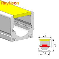 China Silicon Flex LED Wall Washer DC24V DMX512 Dimmable RGBW LED Wall Washer Lights Outdoor IP68 for sale