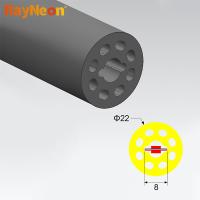 China IP67 Circular Silicone LED Neon Light Strip 360 Degree LED Neon Flex Light for sale