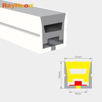China Silicone flexible waterproof LED neon light 12 * 12mm indoor and outdoor neon decorative lights for sale