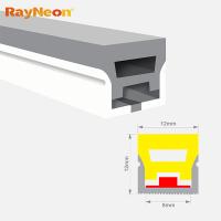 China Silicone flexible waterproof LED three sided luminous neon light 12 * 12mm indoor and outdoor neon decorative light for sale
