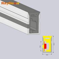 China Silicone Waterproof Neon Lights 08*14mm 120LED/M Side View Neon LED Flexible 12V RGB for sale
