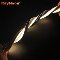 China Waterproof neon light 24V 12 * 12 SMD2835 flexible color RGB IP67 LED silicone light strip suitable for indoor and outdoor use for sale