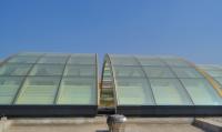 China DMP CURVED SLIDING SKYLIGHT for sale