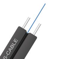 China FTTH 1 Core G657A Indoor Fiber Optic Drop Cable Superior Flat Aerial Single Mode for sale