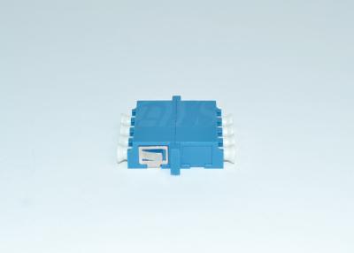 China LC blue 4 core Fiber Optic Adapter For Telecommunications , Optical Networks for sale