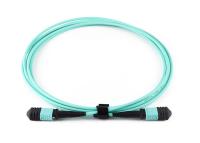 China 8 Core Male Female OM3 MPO Fanout Breakout MPO / MTP To LC for sale