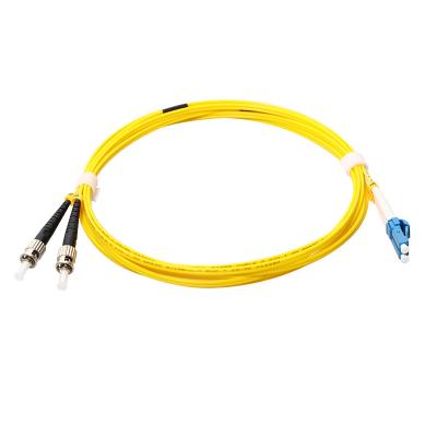China LC-ST singlemode duplex Fiber Optical Patch Cord LC To ST /Duplex 9/125 for sale