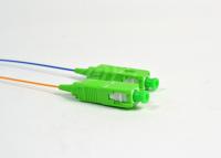 China 1 × 2 PLC APC Optical Fiber Splitter high stability and high reliability for sale