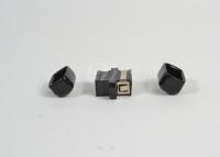 China Black  MPO Fiber Optic Adapter , High Temperature Stabilization for sale