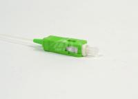 China 1:4 PLCOptical Fiber Splitter MicroType/ Stainless Steel Tube, With SC/APC Connector for sale