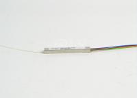 China 1:4 PLCOptical Fiber Splitter MicroType/ Stainless Steel Tube, With SC/APC Connector for sale