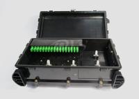 China ABS Fiber Optic Splice Closure SC / APC Locking Buckle Horizontal Ln Line Type for sale