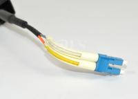 China Outdoor NSN Jumper with bent boot G657A1Optical Fiber Patch Cord Duplex fiber LC Connector for sale