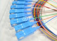 China Good Quality SC/UPC 12 Color Cores Fiber Optic Pigtail With Colorful Cable for sale