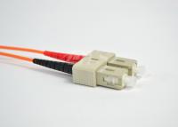 China SC/UPC-MU/UPC Optical Fiber Patch Cord Multimode Duolex 50/125 OM2 for sale