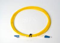 China Low Insertion Loss Value LC Optical Fiber Patch Cord With EUROPE ROHS Request for sale