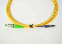 China Simplex FC / APC to MU / UPC Optical Fiber Patch Cord ISO9001 / ROHS for sale