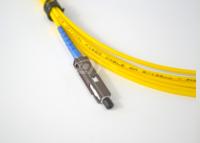 China Simplex FC / APC to MU / UPC Optical Fiber Patch Cord ISO9001 / ROHS for sale