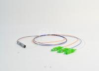 China 1 x 2 PLC Fiber Optics Splitter with SC/APC Connector , CATV links for sale