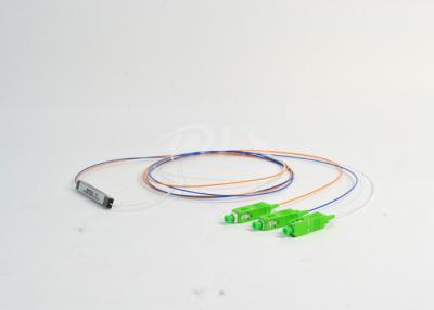 China 1 x 2 PLC Fiber Optics Splitter with SC/APC Connector , CATV links for sale