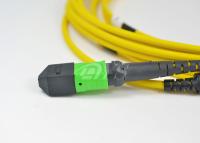 China MPO-LC/APC 8 Core Fiber Optic Patchcord MPO To LC Patch Trunk Cables Elite Low Loss for sale