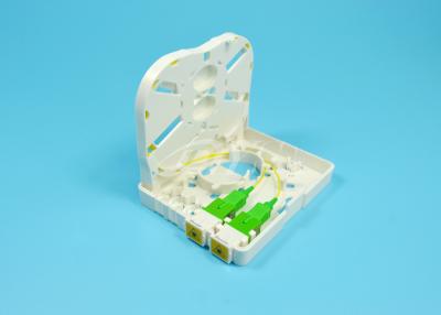 China FTTH Fiber SC/APC 2 Core Fiber Optic Terminal Box Saving Space 100*80*22mm Size for sale