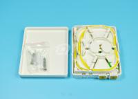 China FTTH Fiber SC/APC 2 Core Fiber Optic Terminal Box Saving Space 100*80*22mm Size for sale