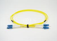 China 1M Single Mode Duplex Jumper Optical Fiber Patch Cord With ROHS Certifaction for sale