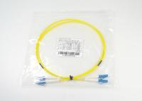 China 1M Single Mode Duplex Jumper Optical Fiber Patch Cord With ROHS Certifaction for sale