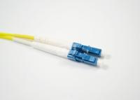 China Customize Length Single Mode Fiber Jumpers , Lc Lc Fiber Patch Cord Low Insertion Loss for sale