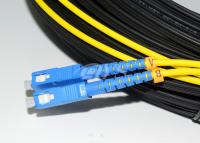 China Duplex SC to SC Optical Fiber Patch Cord Patch / Cord Jumper For CATV for sale