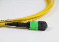 China 24 Core MPO/MTP 3.0mm 3M Cable Optical Fiber Patch Cord Round Fiber Cable Type for sale