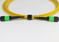 China 24 Core MPO/MTP 3.0mm 3M Cable Optical Fiber Patch Cord Round Fiber Cable Type for sale