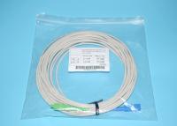 China White Armored G657B3 Patch Cord Single Mode SC - SC / APC Jumper LSZH Jacket for sale