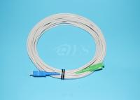 China White Armored G657B3 Patch Cord Single Mode SC - SC / APC Jumper LSZH Jacket for sale