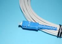China White Armored G657B3 Patch Cord Single Mode SC - SC / APC Jumper LSZH Jacket for sale