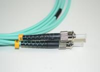China Multimode Duplex Optical Fiber Patch Cord Lc St 60dB Return Loss For CATV Systems for sale