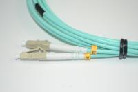 China Multimode Duplex Optical Fiber Patch Cord Lc St 60dB Return Loss For CATV Systems for sale