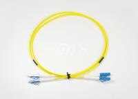 China Singlemode LC-LC duplex Fiber Optic Patch Cable for sale
