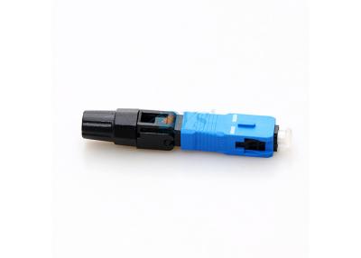 China Fiber Optic SC UPC Quick Connector For FTTH Drop Cable Field Termination for sale