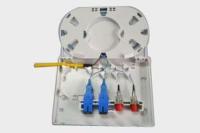 China SC / FC Small Wall Mounted Fiber Optic FTTH Terminal Box , 4 Core for sale
