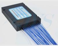 China 1*32 PLC FTTH Optical Fiber Splitter High Polarization Extinction with SC Connectors for sale