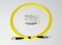 China FC / PC-FC / APC Singlemode Simplex 3.0mm 5m Optical Fiber Patch Cord Cable for sale