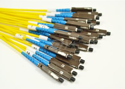 China MU - LC / UPC G657A2 Optical Fiber Patch Cord Single Mode Low Insertion Loss for sale