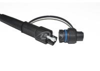 China Fiber Optic Cable Assembly , Mini SC optic connector Waterproof Fiber Optic Patch Cord for sale