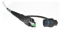 China Fiber Optic Cable Assembly , Mini SC optic connector Waterproof Fiber Optic Patch Cord for sale