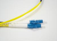 China Fiber Optic Pink LC-LC Duplex Patch Cord 3 Meters / Fiber Optic Jumper for sale